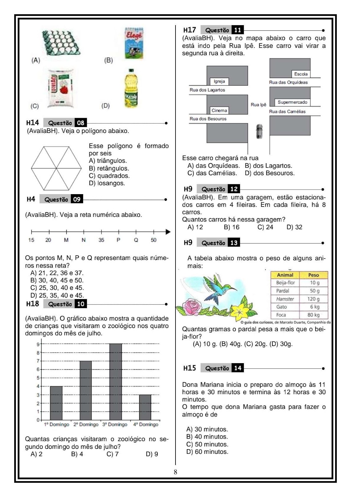 Simulados 3 Ano Fundamental - BRAINCP