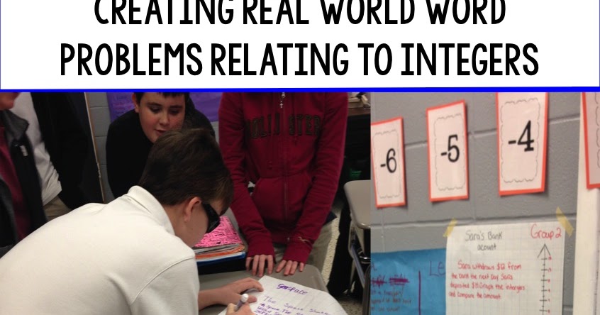 Integer Word Problems: Real World Questions {Mid-Week Math Motivation ...