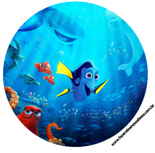 Finding Dory: Free Printable Cupcake Toppers and Wrappers. - Oh My ...