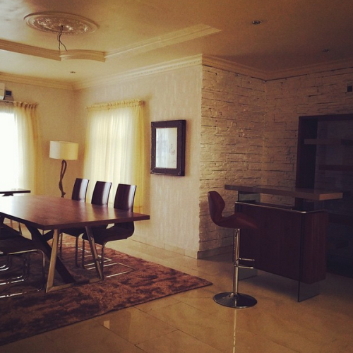 Photos from the interior of Timaya's new home