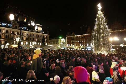 ABBAgdl News: Benny & Helen en el Día de Sta. Lucía de Uppsala