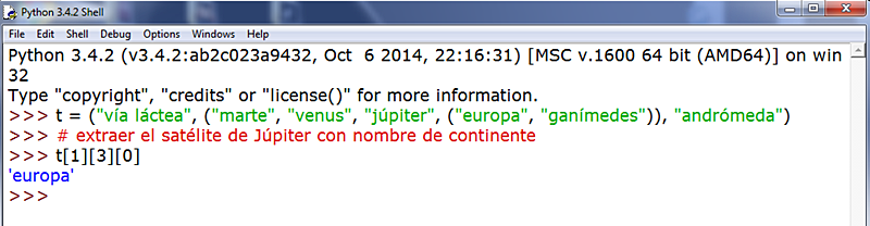 APRENDER A PROGRAMAR CON PYTHON: TUPLAS