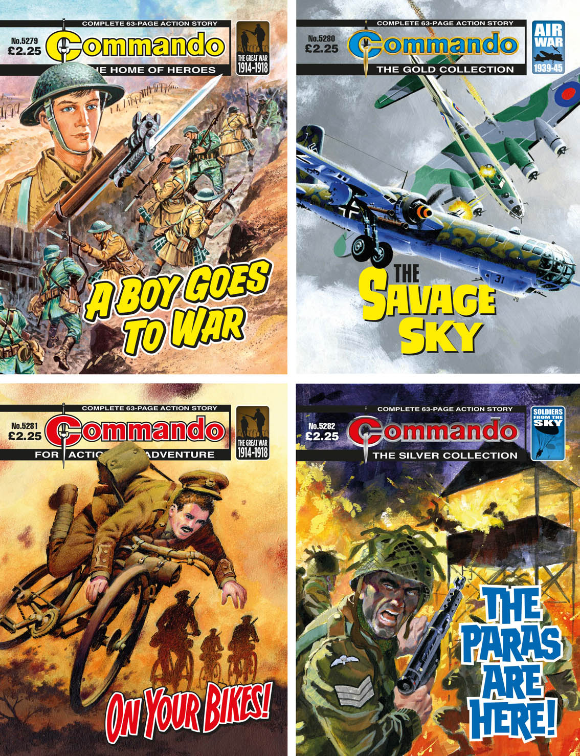 BLIMEY! The Blog of British Comics: This week's COMMANDO comics...