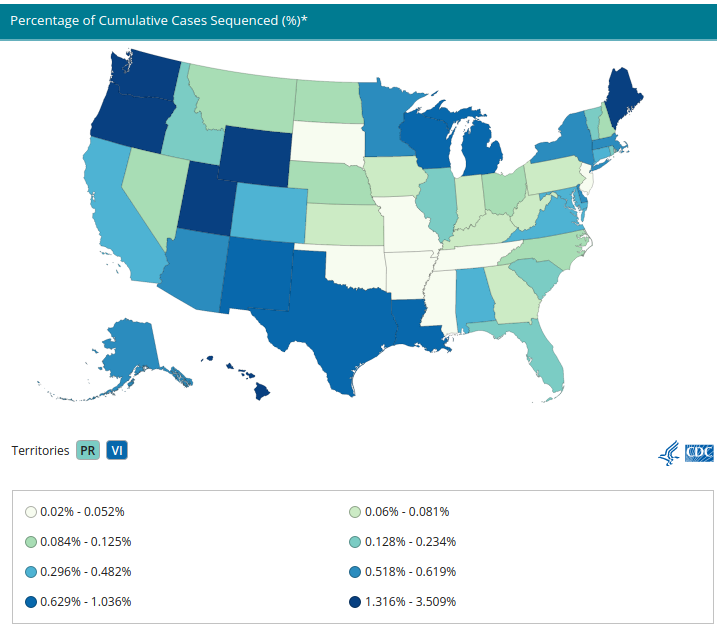 Avian Flu Diary: CDC Updated COVID Variant Map (Feb 14th)