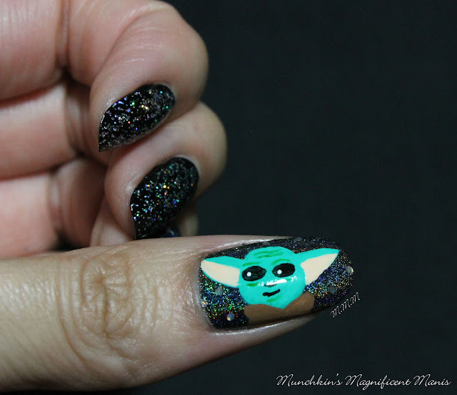 Munchkin’s Magnificent Manis: Baby Yoda- The Child Nail Design