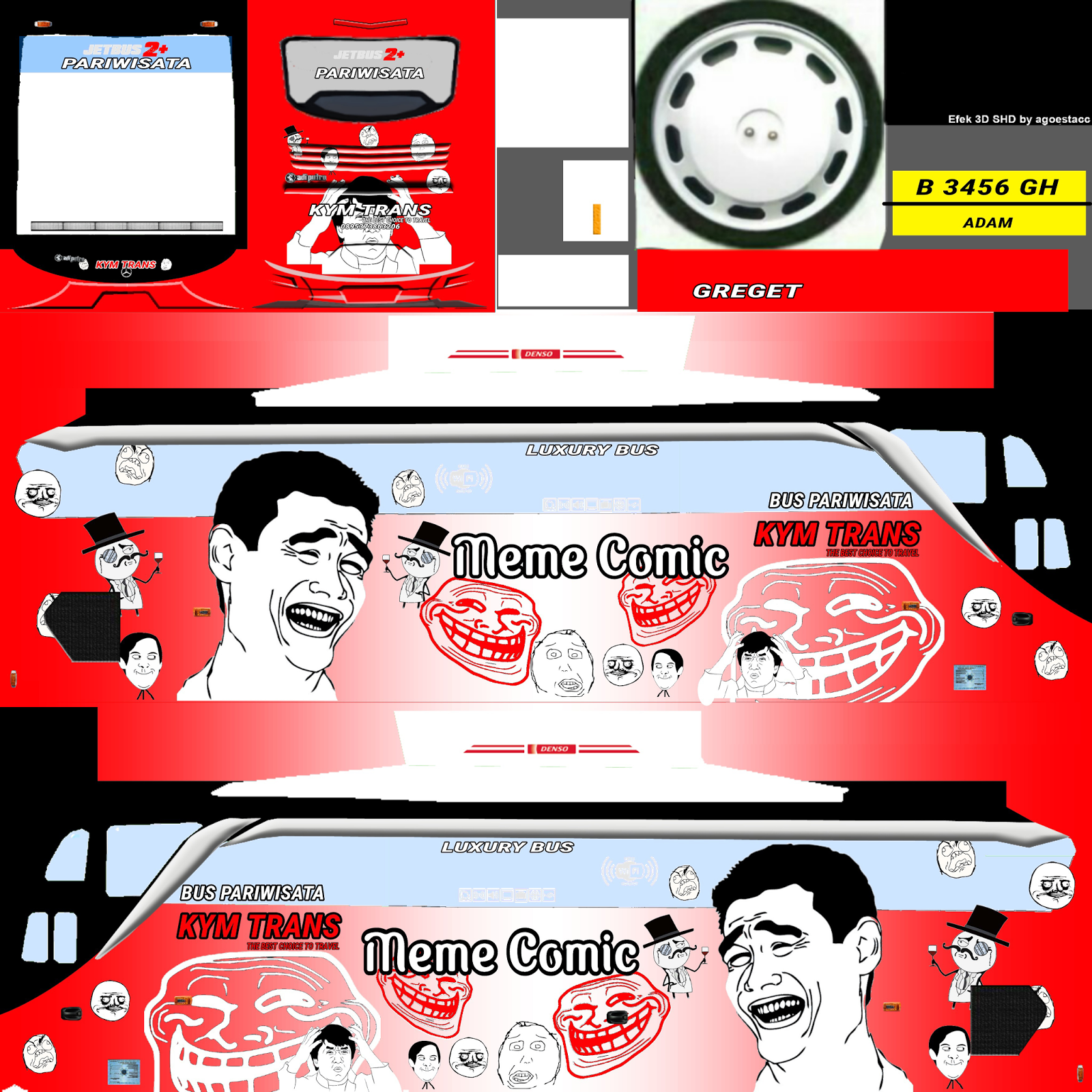 49+ Stiker Bus Lucu, Konsep Top!