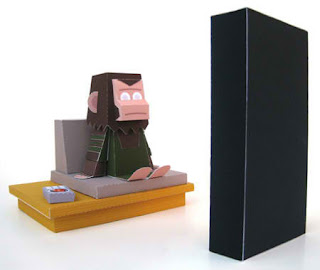 Planet of the Apes x 2001 A Space Odyssey Papercraft | Papercraft ...
