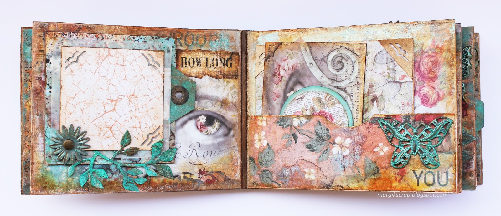 Margikscrap: Mini album mixed media