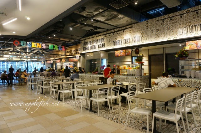 月光下のApplefish: Food Court - Queens Hall @ Queensbay Mall, Penang