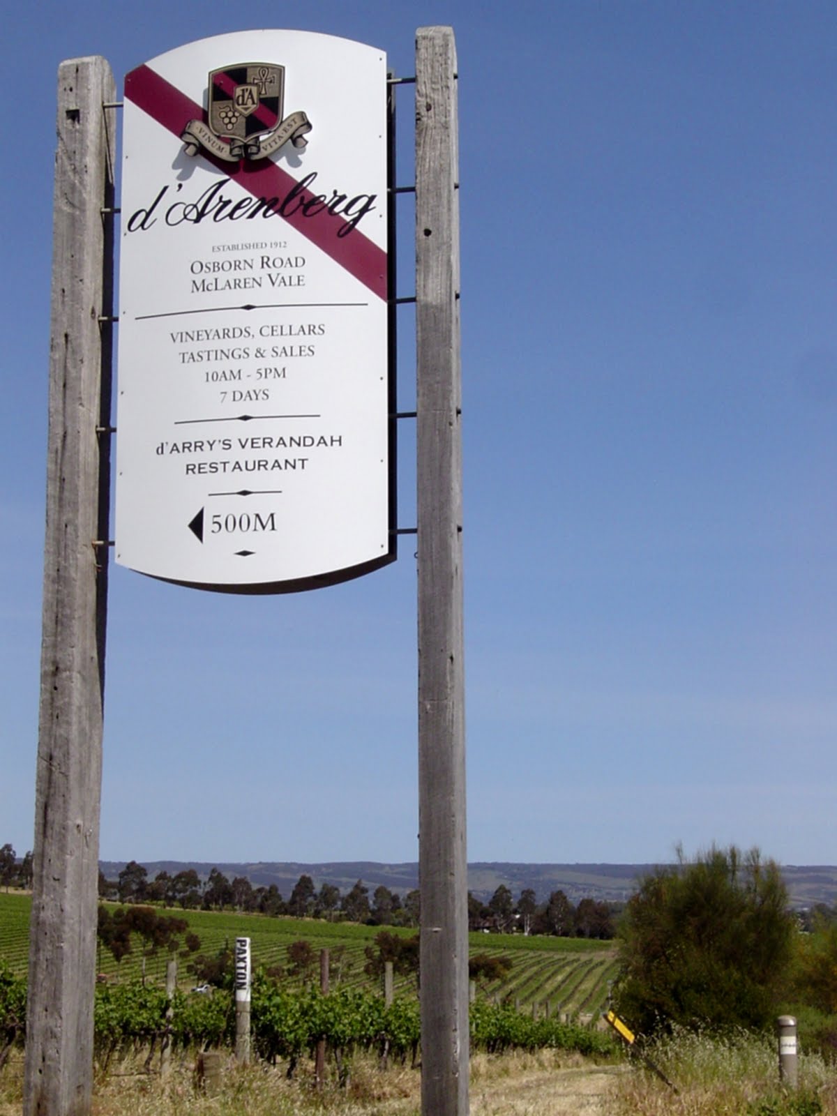 Australian Wine Journal: D'ARENBERG