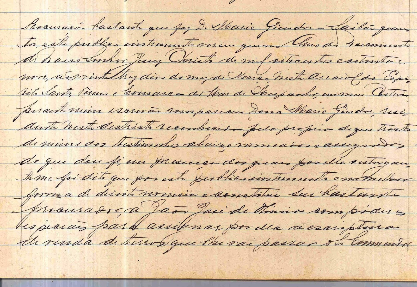 Família Dousseau: Arquivo de Documentos Antigos