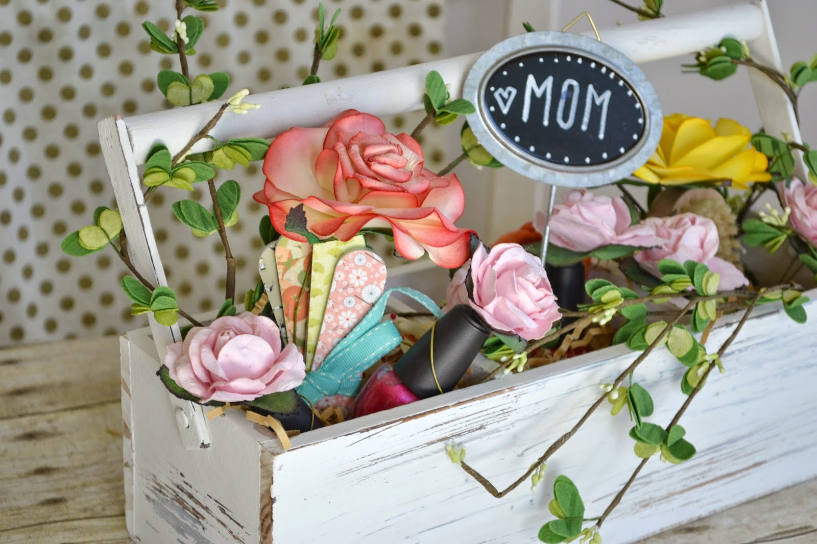 Attic Lace: DIY Mother's Day Gift :"Flower" Basket