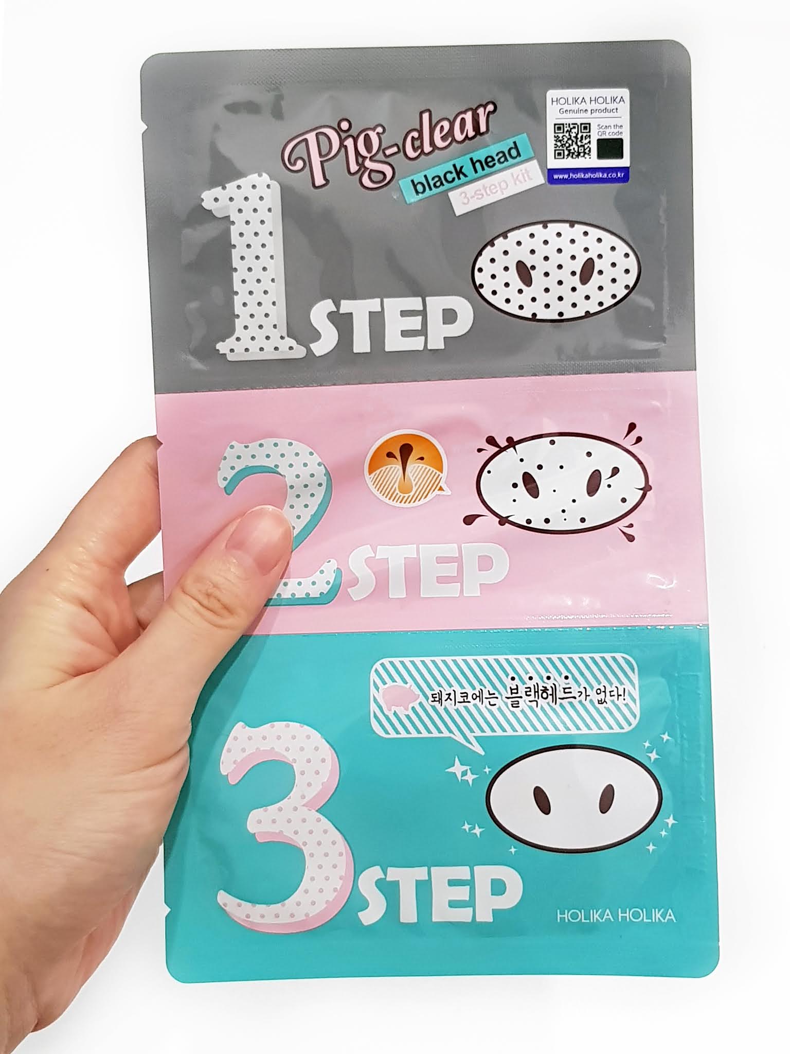[Review] Holika Holika Pig Nose Clear Blackhead 3-Step Kit - Just An ...
