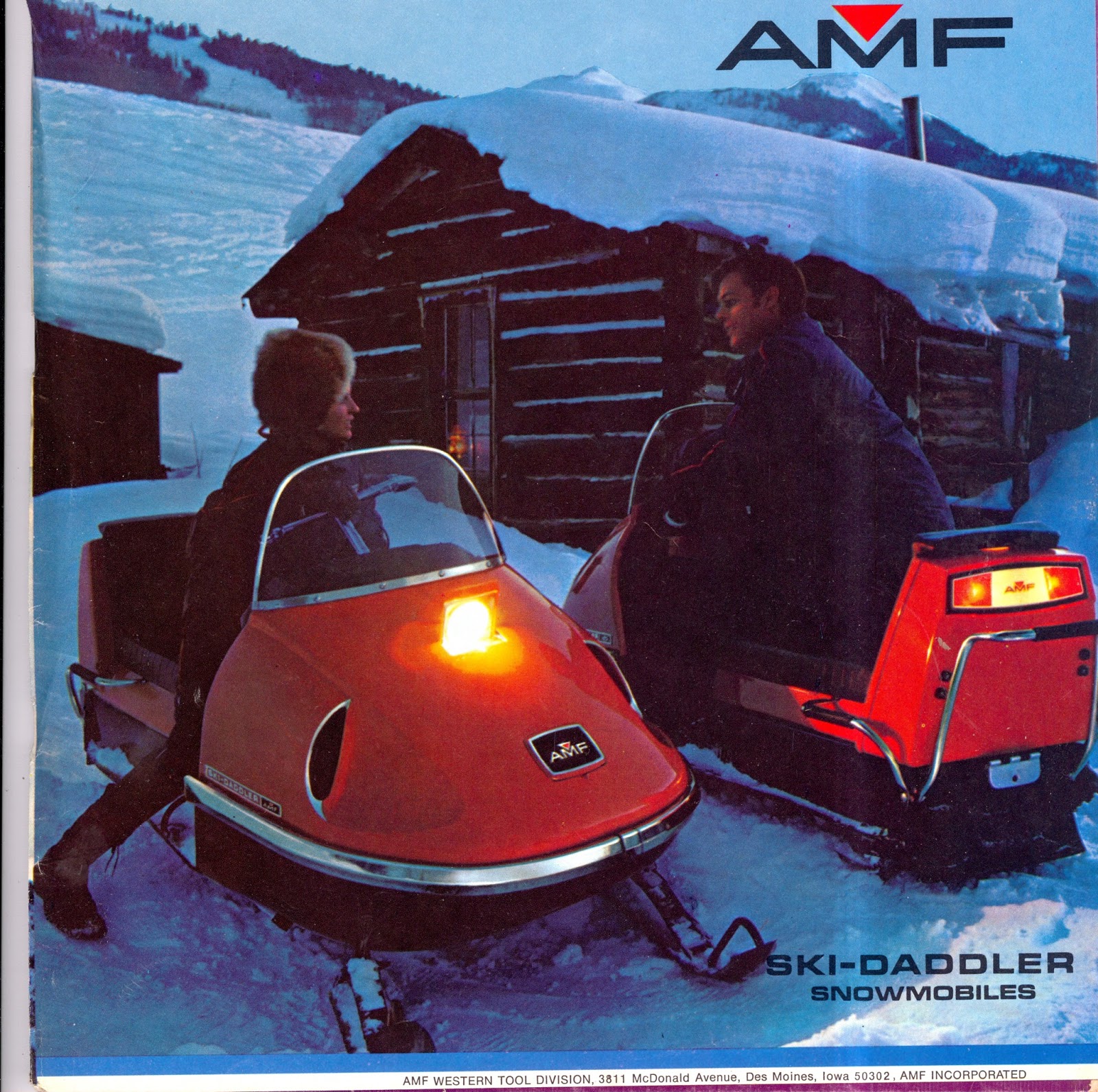 CLASSIC SNOWMOBILES OF THE PAST: 1971 AMF SKI-DADDLER SNOWMOBILES