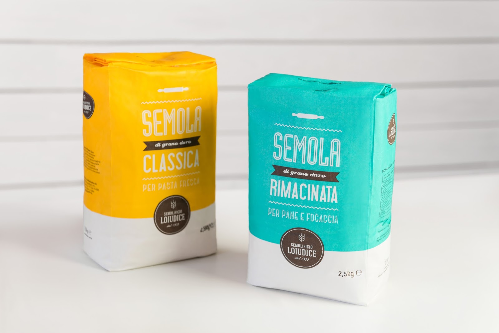 Semolificio Loiudice Flour Pack on Packaging of the World - Creative ...