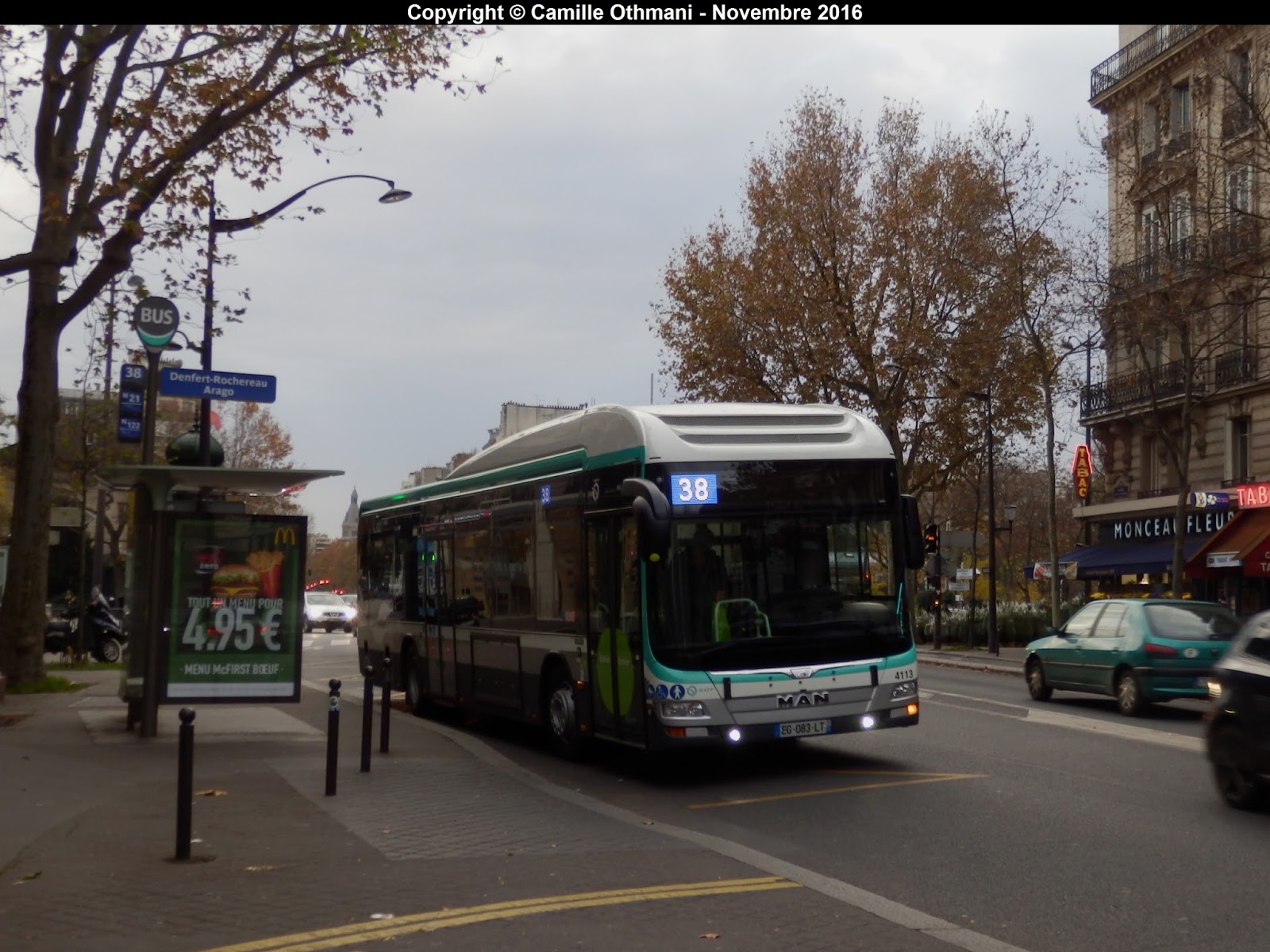 Une nouvelle ligne en bus hybride. Il s'agit de la ligne 38