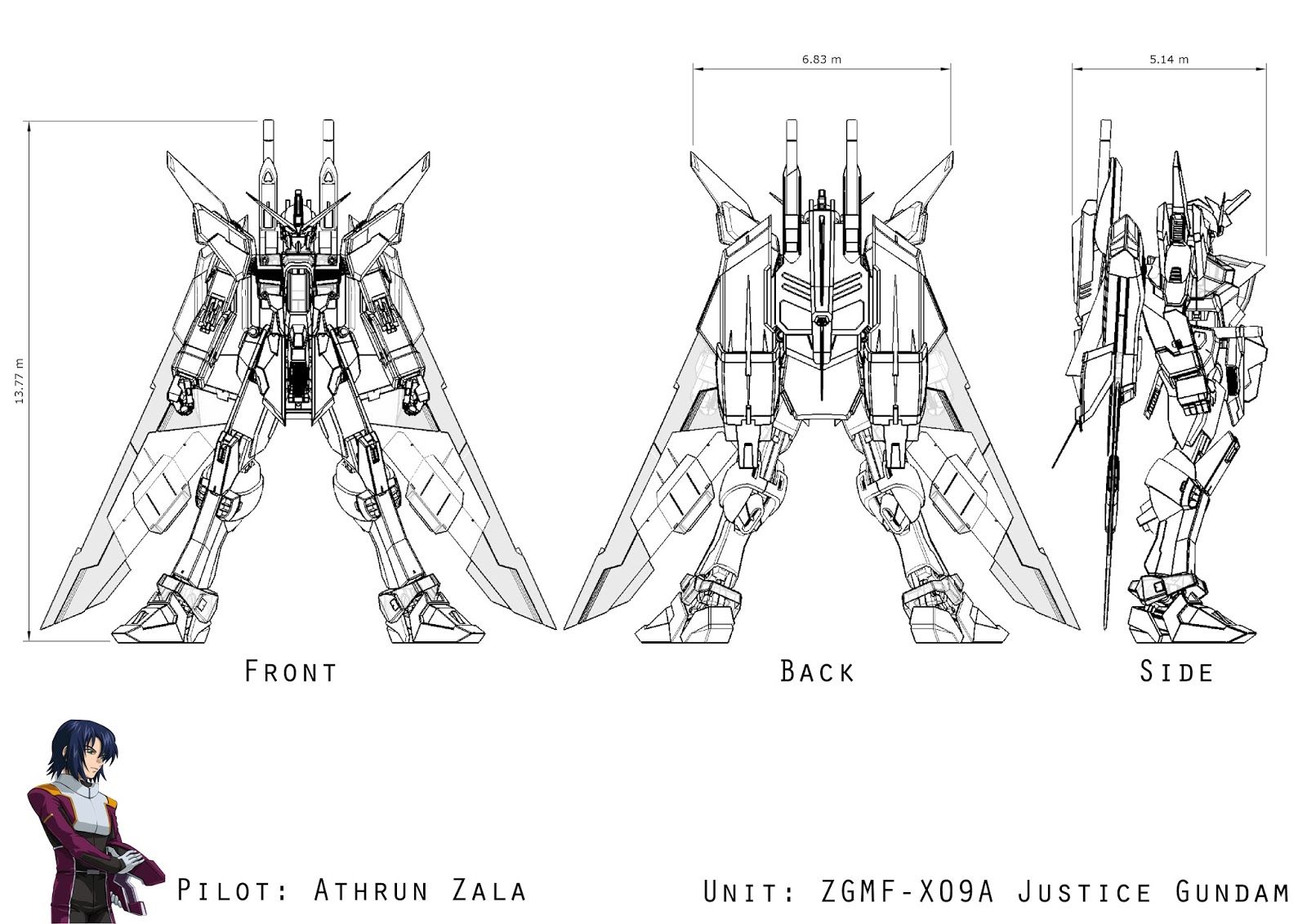 Visual Art: Justice Gundam