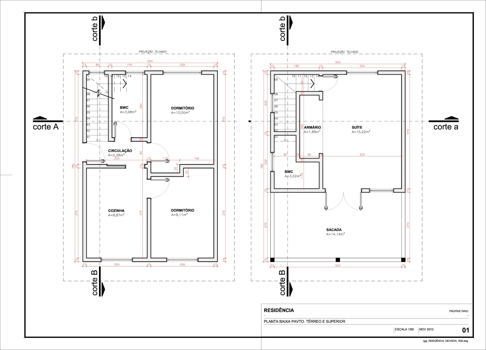 gabriel ripoll - PORTFOLIO: - Projeto arquitetônico de ampliação de uma ...