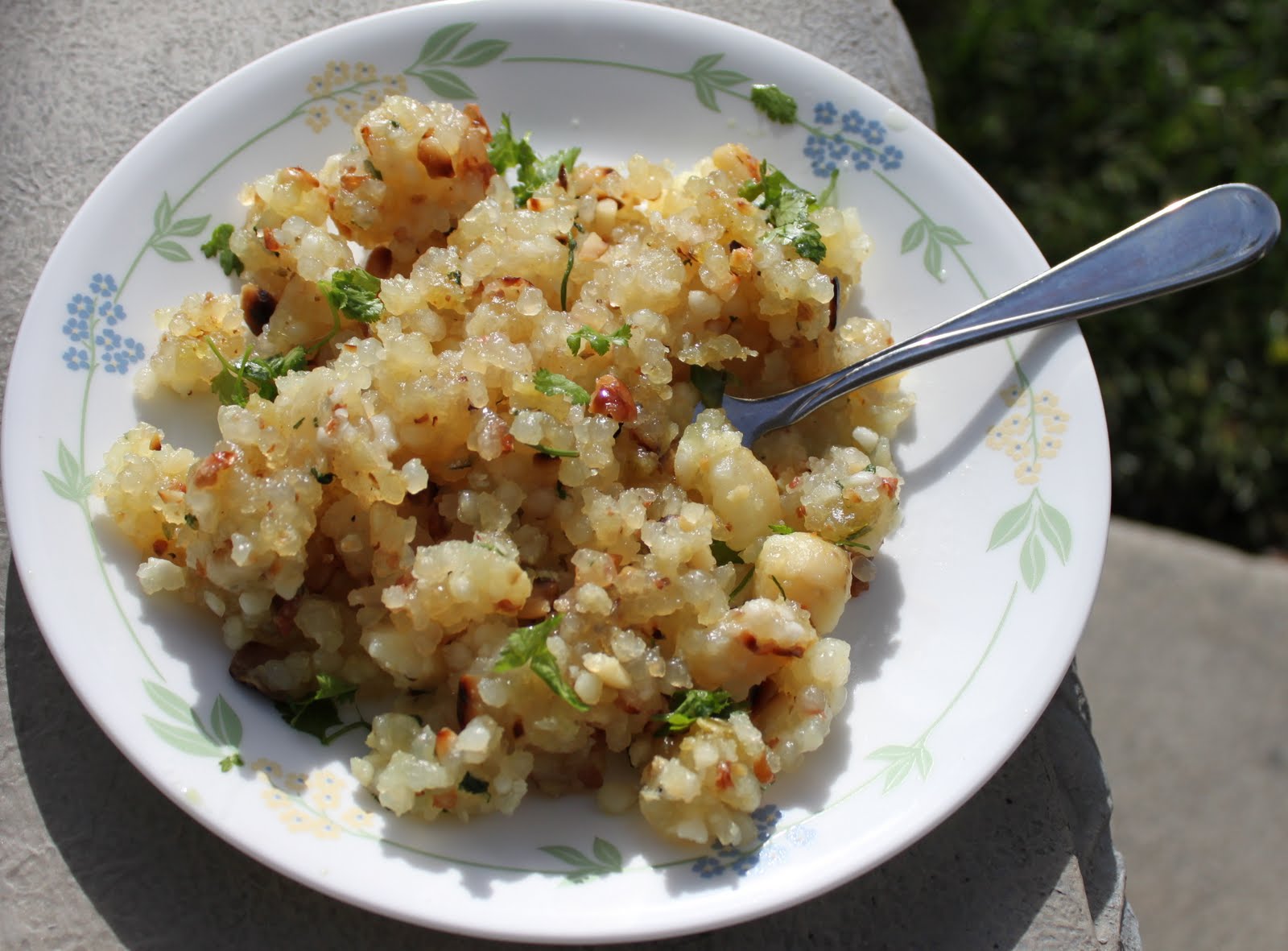 vegannotweird: Sabudana/tapioca khichdi