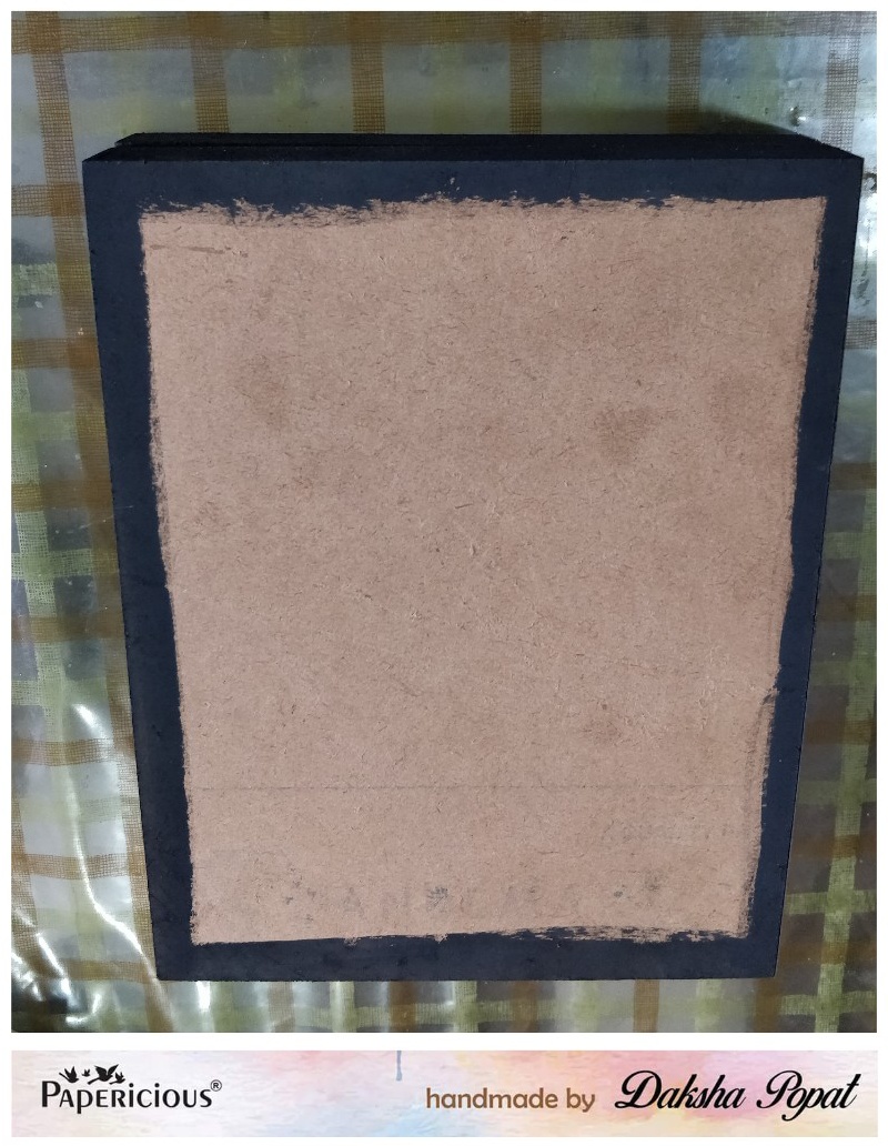 Shadow book box with mini according album