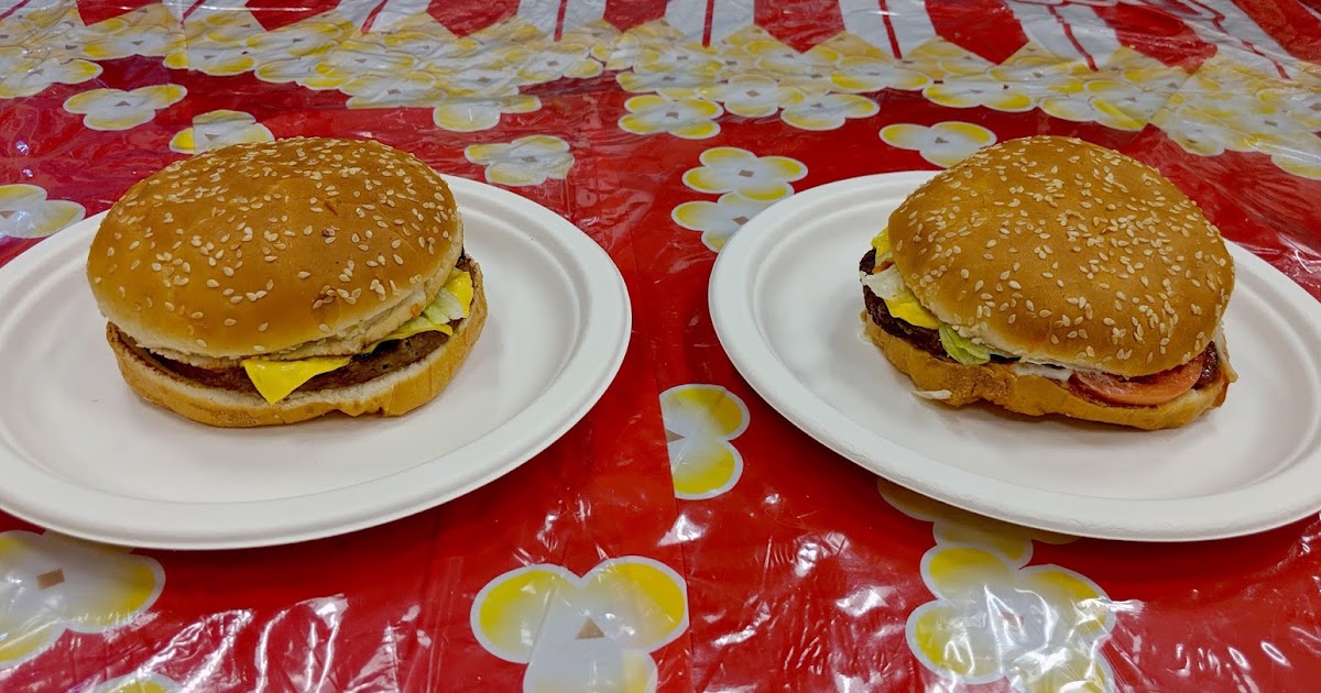The Food Kingdom: Regular Whopper vs. the Impossible Whopper (Food ...