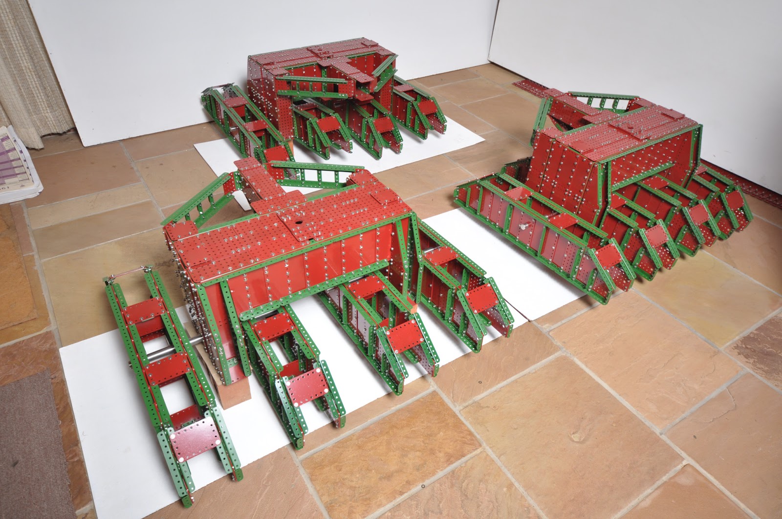 Bagger 288 Giant Meccano Model: Meccano model: selection of pictures