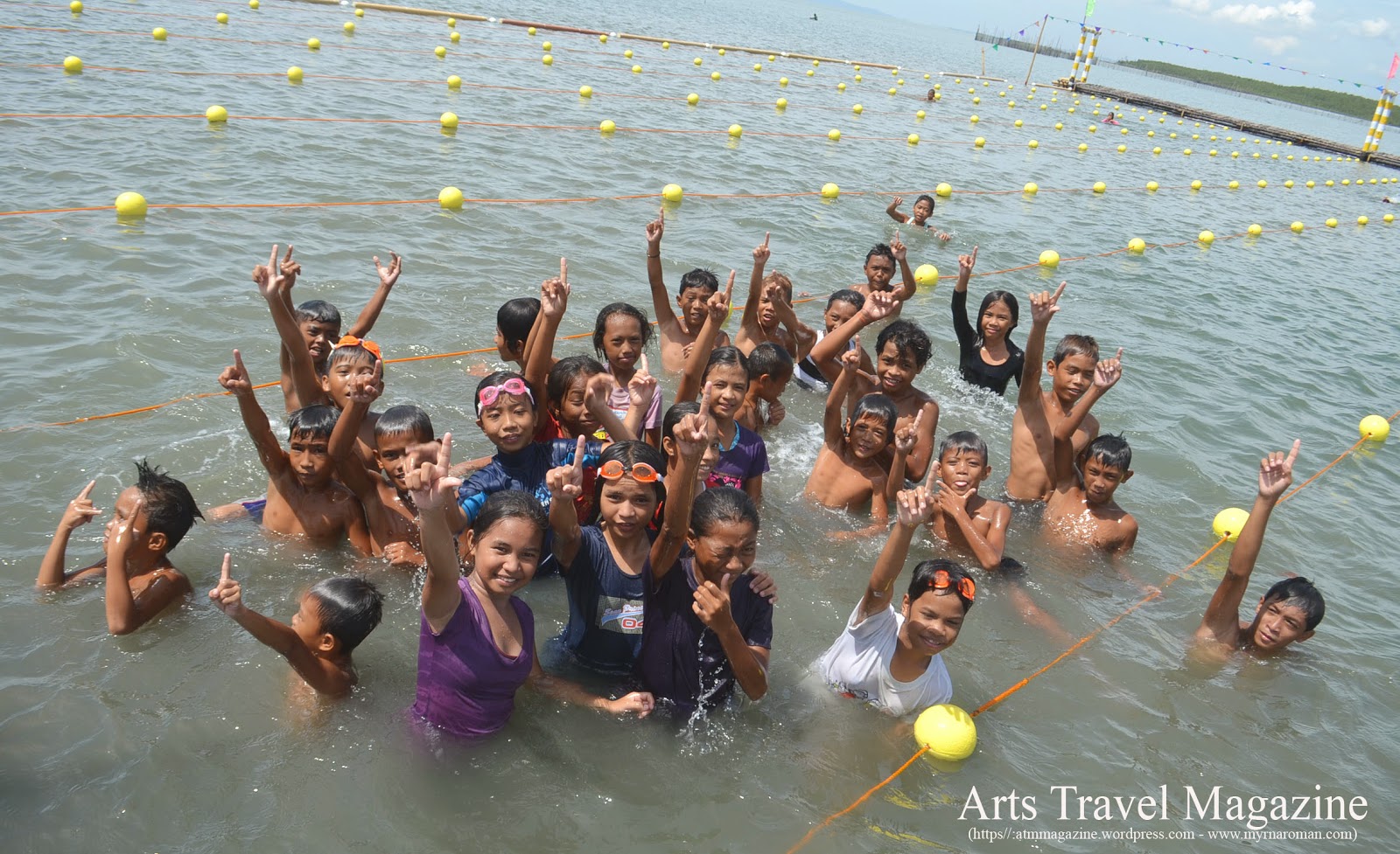 #Palaro2015 : Floating Olympic Swimming Pool at the Sea in Panabo City ...