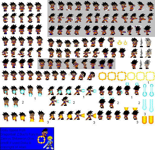 Dragon Ball z Sprites