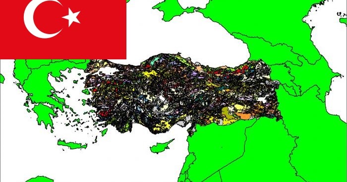 Download Shapefile Geological map of Turkey - GIS For You