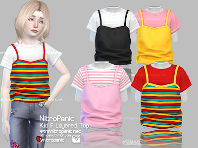 Solzianne CC Finds: Nitropanic's Kid Layered Top
