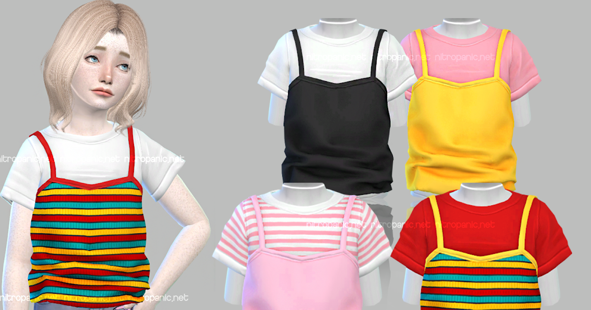 Solzianne CC Finds: Nitropanic's Kid Layered Top