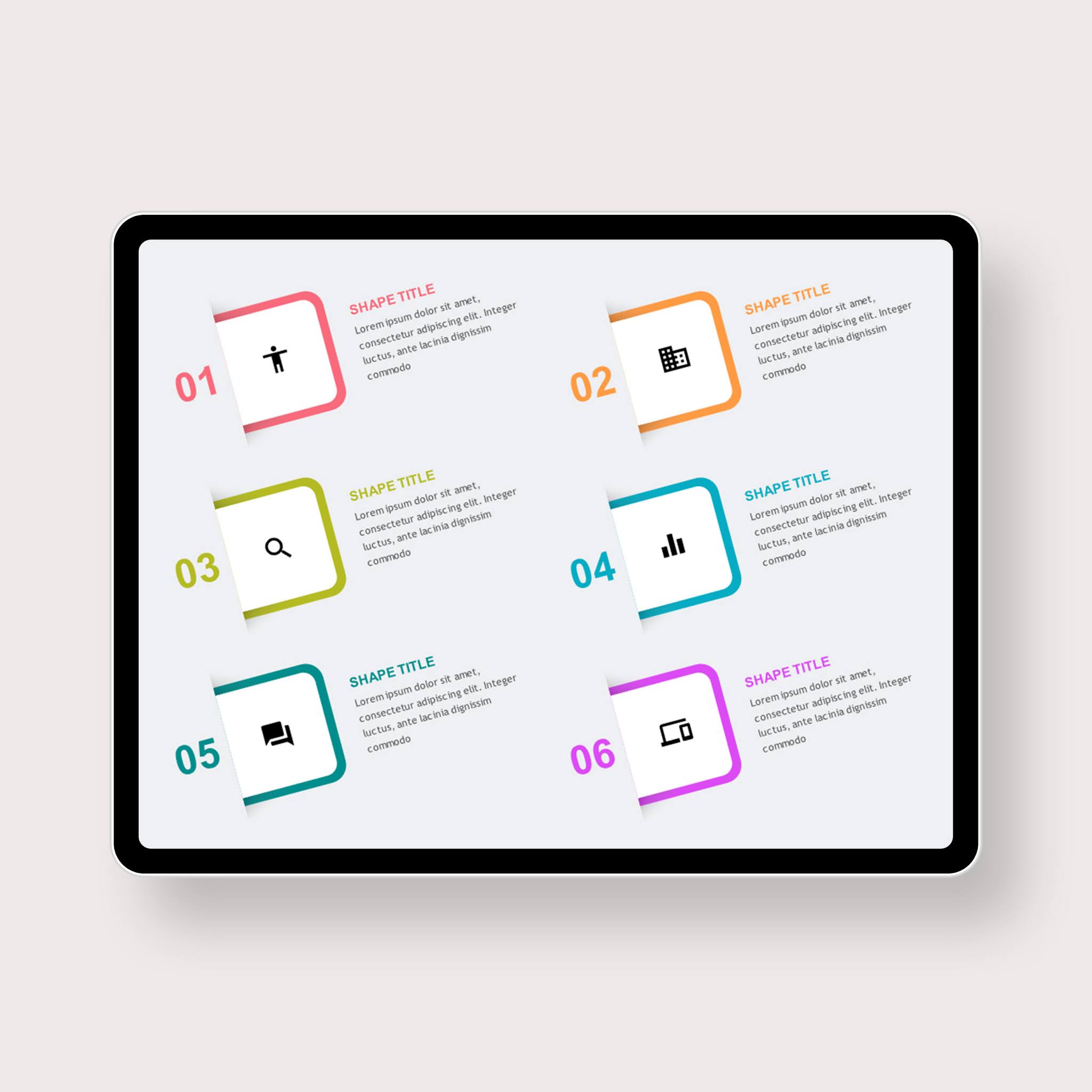 Icon Sign List PowerPoint Templates - PowerPoint Free