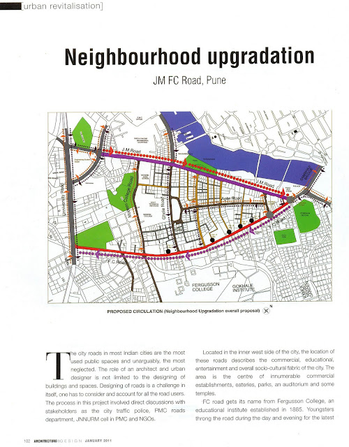 Prasanna Desai Architects: 3. Neighbourhood Upgradation for J.M. Road ...