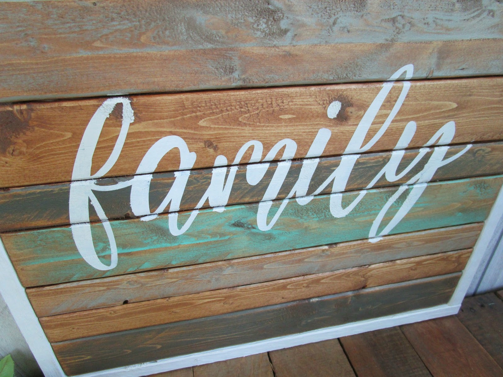 Northwoods Attic: Framed FAMILY and GATHER Wood Signs