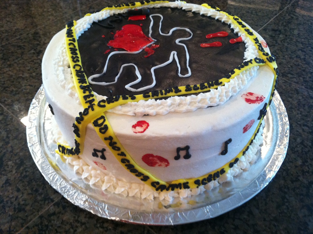 Cat's Cake Creations: Karaoke Murder Mystery Cake