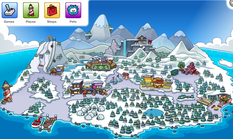 Otie's Corner: Club Penguin Launches New Map!