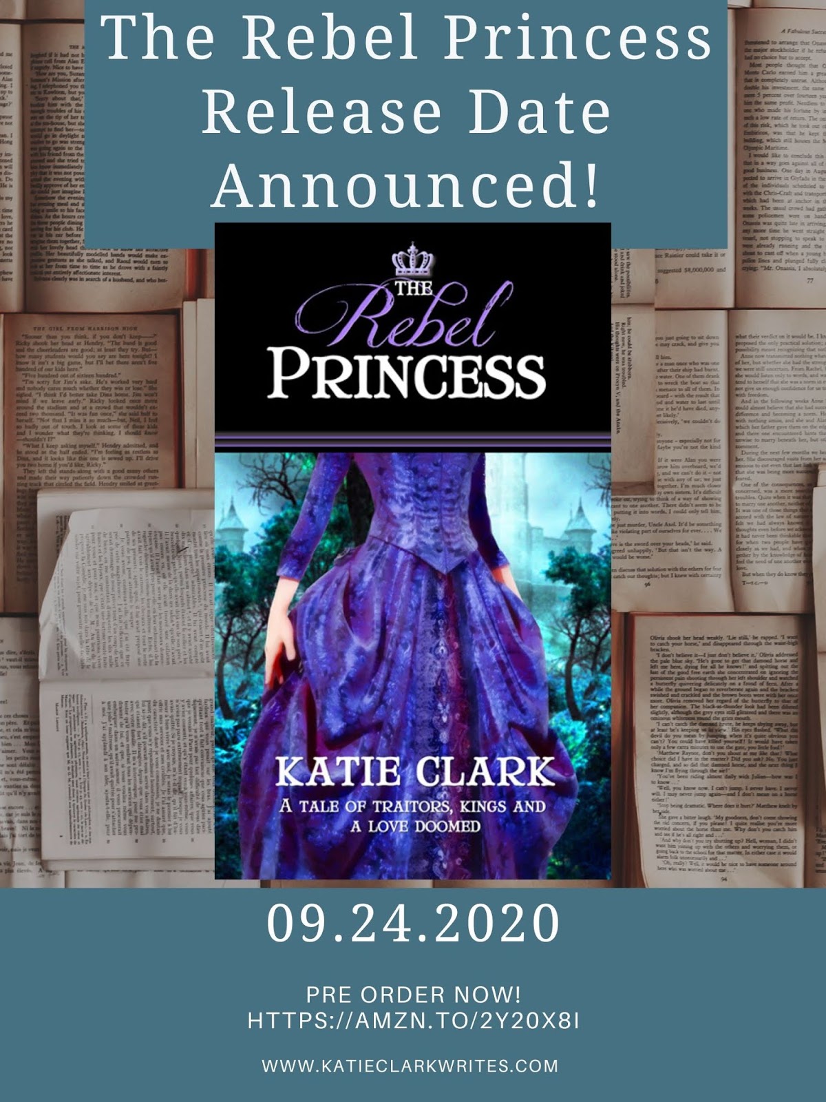 Lands Uncharted: Author News! The Rebel Princess Release Date (Katie)
