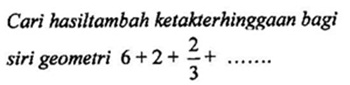 Matematik Tambahan: Janjang