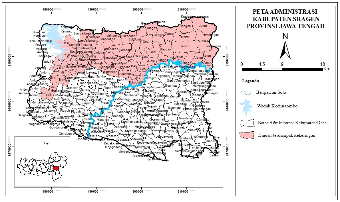 Penyebab Daerah Kabupaten Sragen Bagian Utara Sering Kekeringan ...