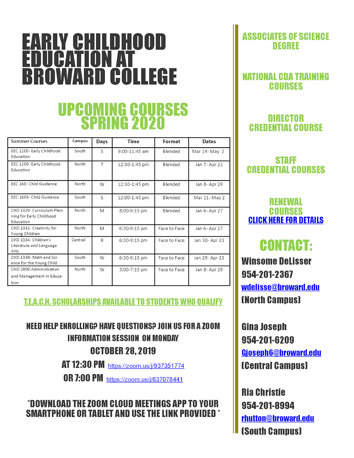 Broward College's Education Pathway: Early Childhood Education ...