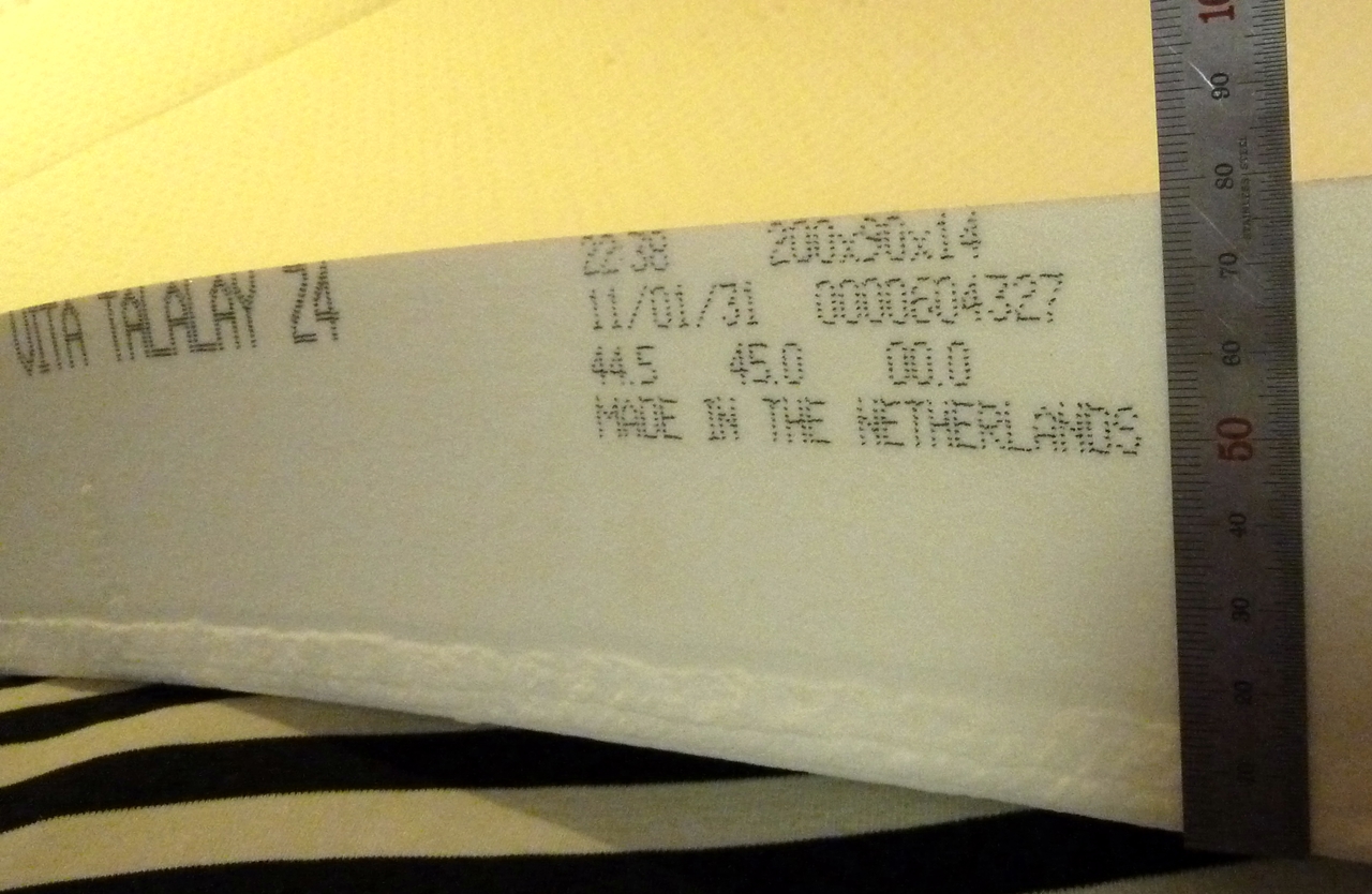 풀반지 블로그: 천연 라텍스보다 좋은 합성 라텍스? - 라디움폼 탈라레이 라텍스 패드 (ND-Z70-SS)