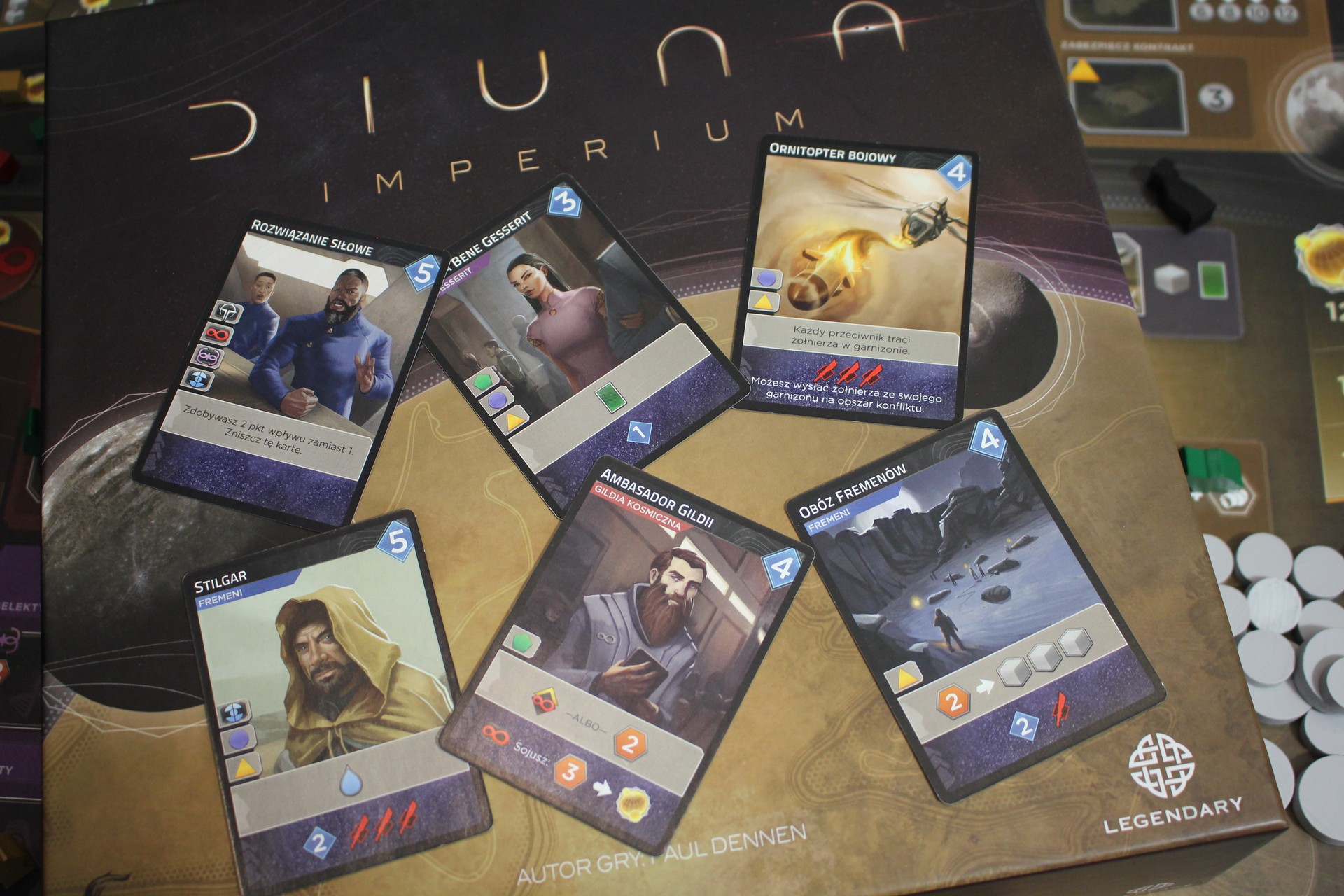 Diuna: Imperium - worker placement i deck building na sucho. Recenzja