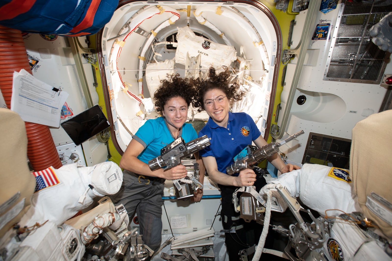 Friends of NASA: Spacewalkers Jessica & Christina | NASA