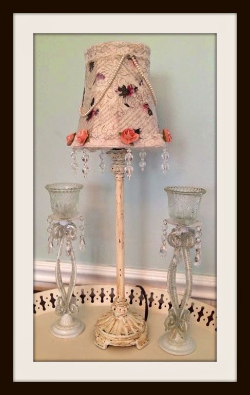 Whimsical Stew: DIY: Turn a Junk Shop Lamp Into a Beautiful Shabby Chic ...