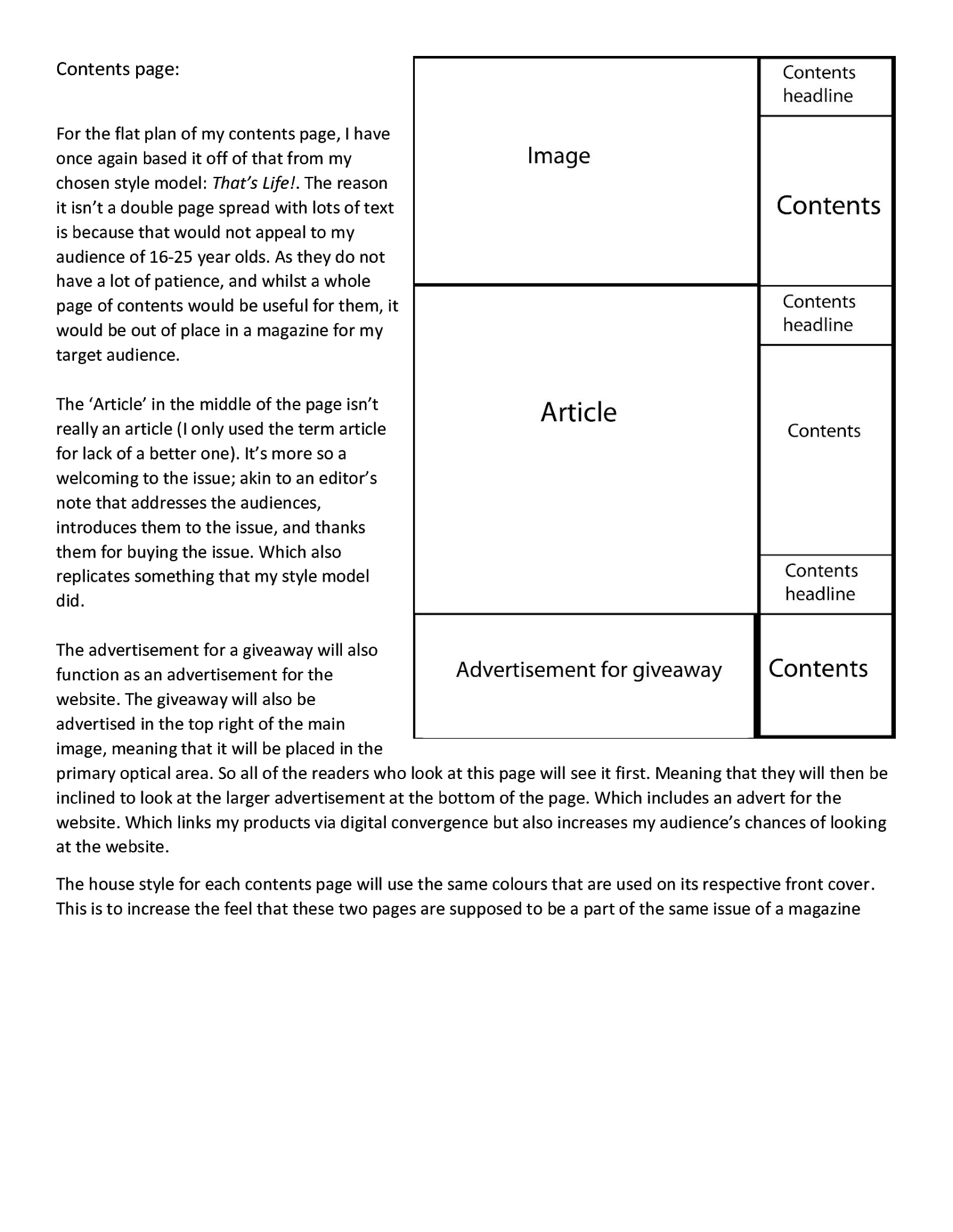 7. Magazine Flat Plan