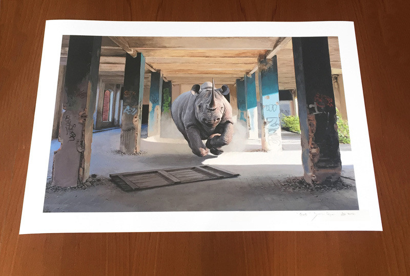 INSIDE THE ROCK POSTER FRAME BLOG: Josh Keyes Quake Print Release