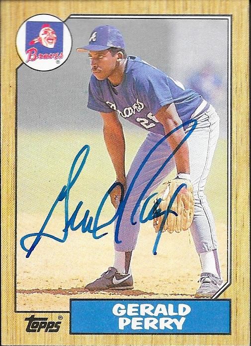 foul bunt: TTM Success - Gerald Perry