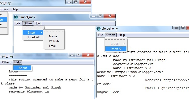 Solution4u: GUI_ Menu bar, Menus and Menu Items.