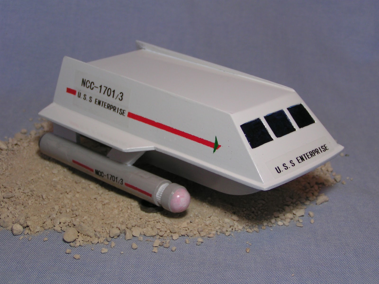 Dampf's modelling page: Scratch Building a Star Trek Shuttle ...