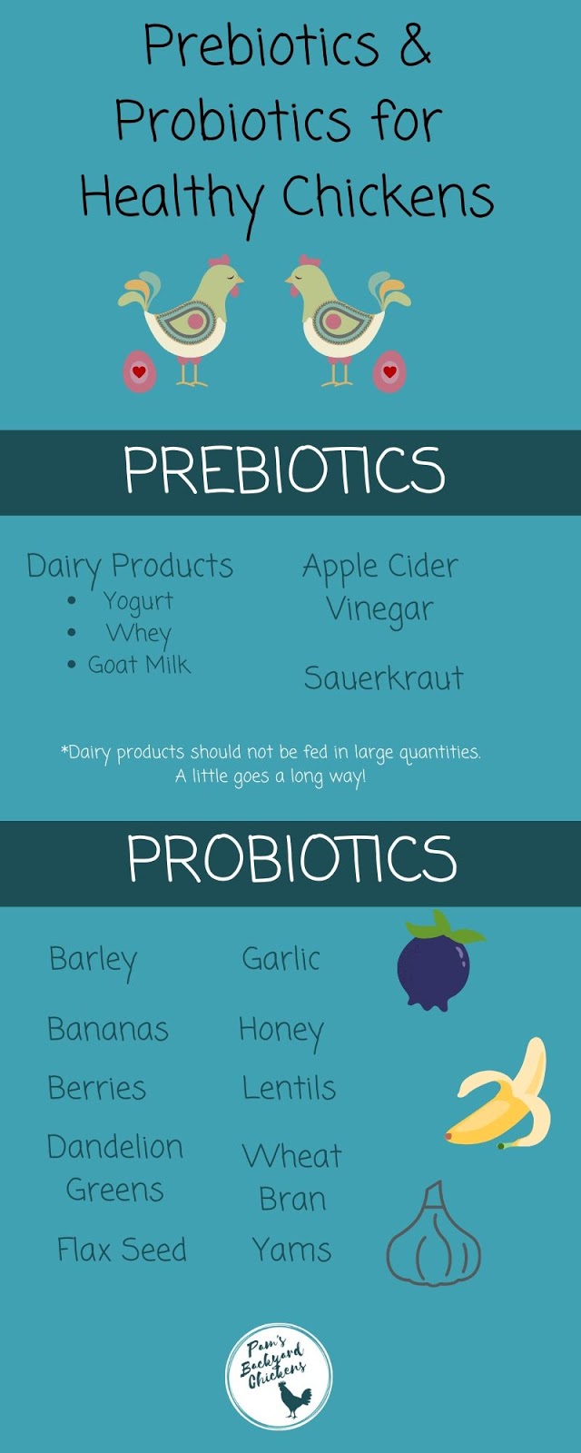 Pam's Backyard Chickens: Prebiotics and Probiotics for Chickens 101